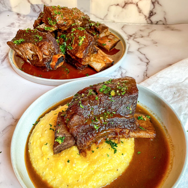 Red Wine Braised Beef Short Ribs - Wishbone Kitchen